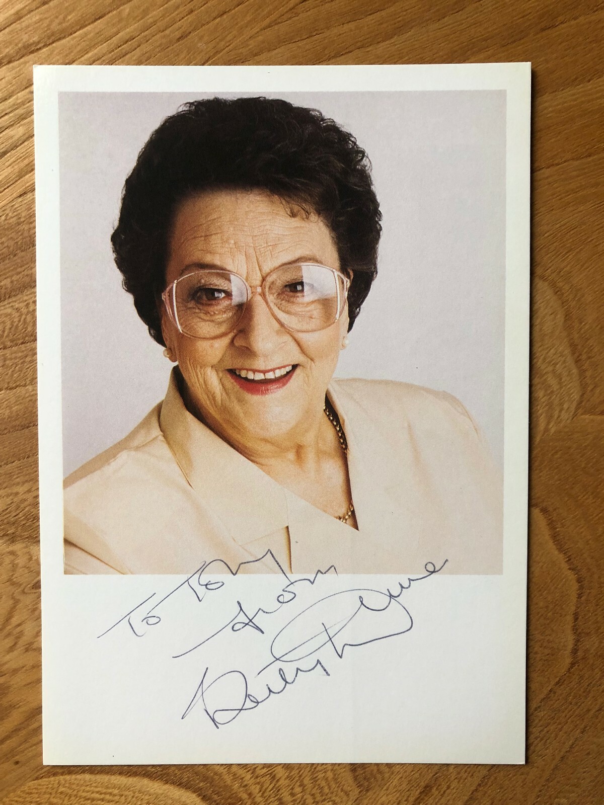 Betty Driver actress 6x4 colour signed autographed photograph ...