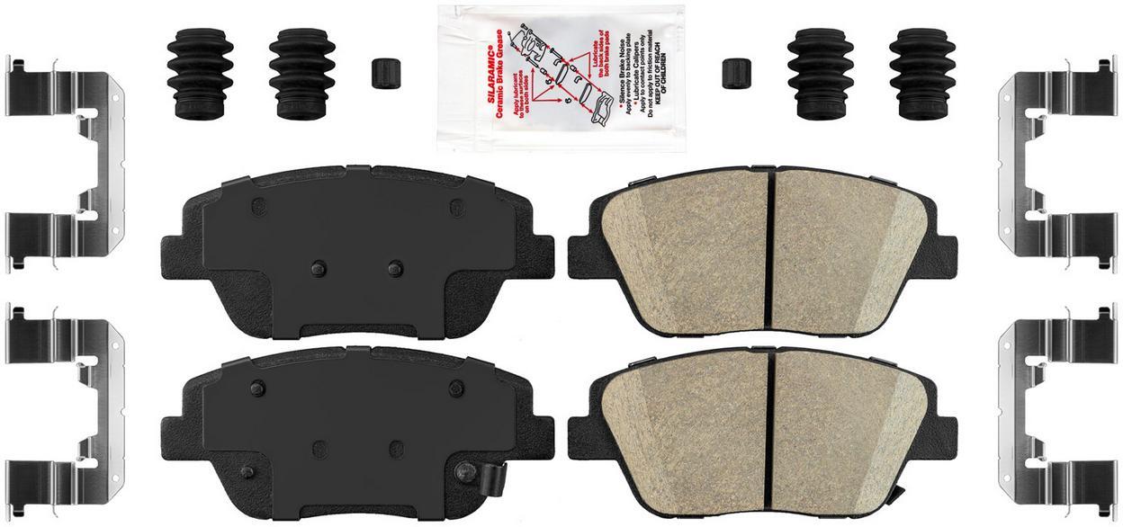 Front Disc Brake Pad Set for 2017-2018 Kia Optima Hybrid Premium 2.0L ...