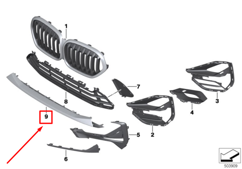 BMW X1 F48 Airduct Zierblende 7954211 51117954211 NEU ORIGINAL | eBay.de