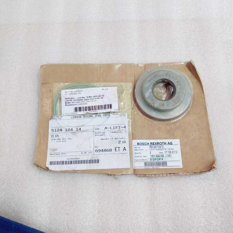 LIEBHERR 512412414 KIT, SEALING, CPL model: MTC 2600-100D REXROTH ...