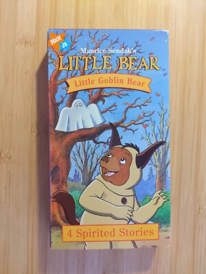 Little Bear Little Goblin Bear (VHS 1999) Nick Jr Halloween ORANGE TAPE ...