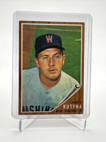1962 Topps Marty Kutyna Baseball Card #566 VG Quality FREE SHIPPING | eBay