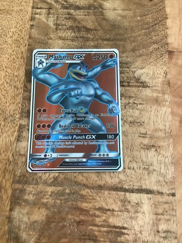 Pokémon TCG Machamp GX Burning Shadows 135/147 Holo Full Art Ultra Rare ...