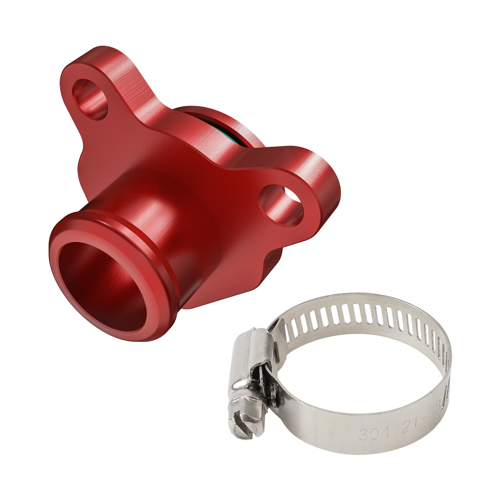 Aluminum Coolant Hose Flange Fitting Water Hose Fitting For BMW N54 N52 ...