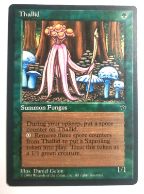 Thallid Version A - MTG Vintage 1994 Green Creature Card Magic the ...