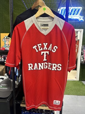 Texas Rangers Baseball Polyester Shirt Size Small | eBay