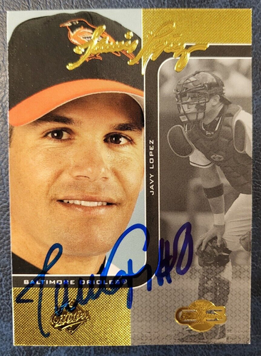 2006 TOPPS JAVY LOPEZ BALTIMORE ORIOLES SIGNED AUTOGRAPHED CARD #92 W ...
