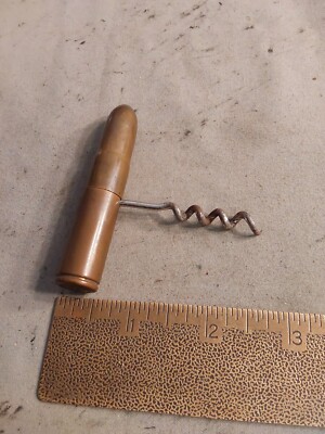 WILLIAMSON COMPANY BULLET CORKSCREW 1900 PATENT DATE NEWARK NEW JERSEY ...
