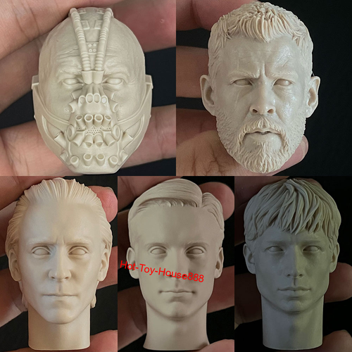 Unpaint 1/6 Spider Hero City Defender Bane Loki Head Sculpt For 12 ...