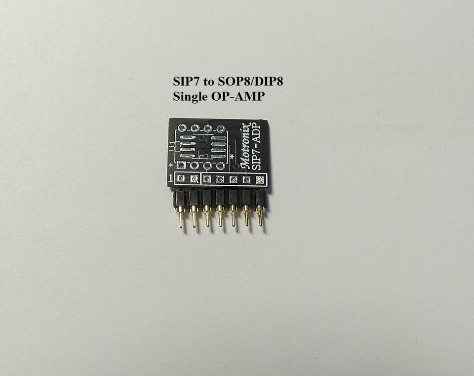 5Pcs DIP/SO IC to SIP Adapter DIP8 to SIP7 or DIP8/SOP8 to SIP8 or ...