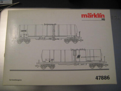 Marklin HO 47886 NS "Convoy-Contigas" 2 Tank Car Set - LNIB - Era V ...