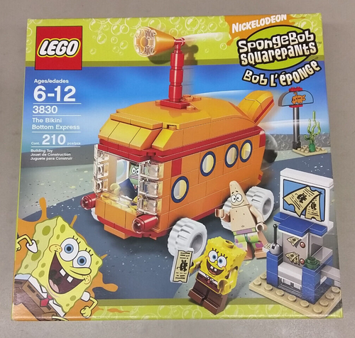 LEGO SpongeBob SquarePants 3830 The Bikini Bottom Express NEW! Bus Stop ...