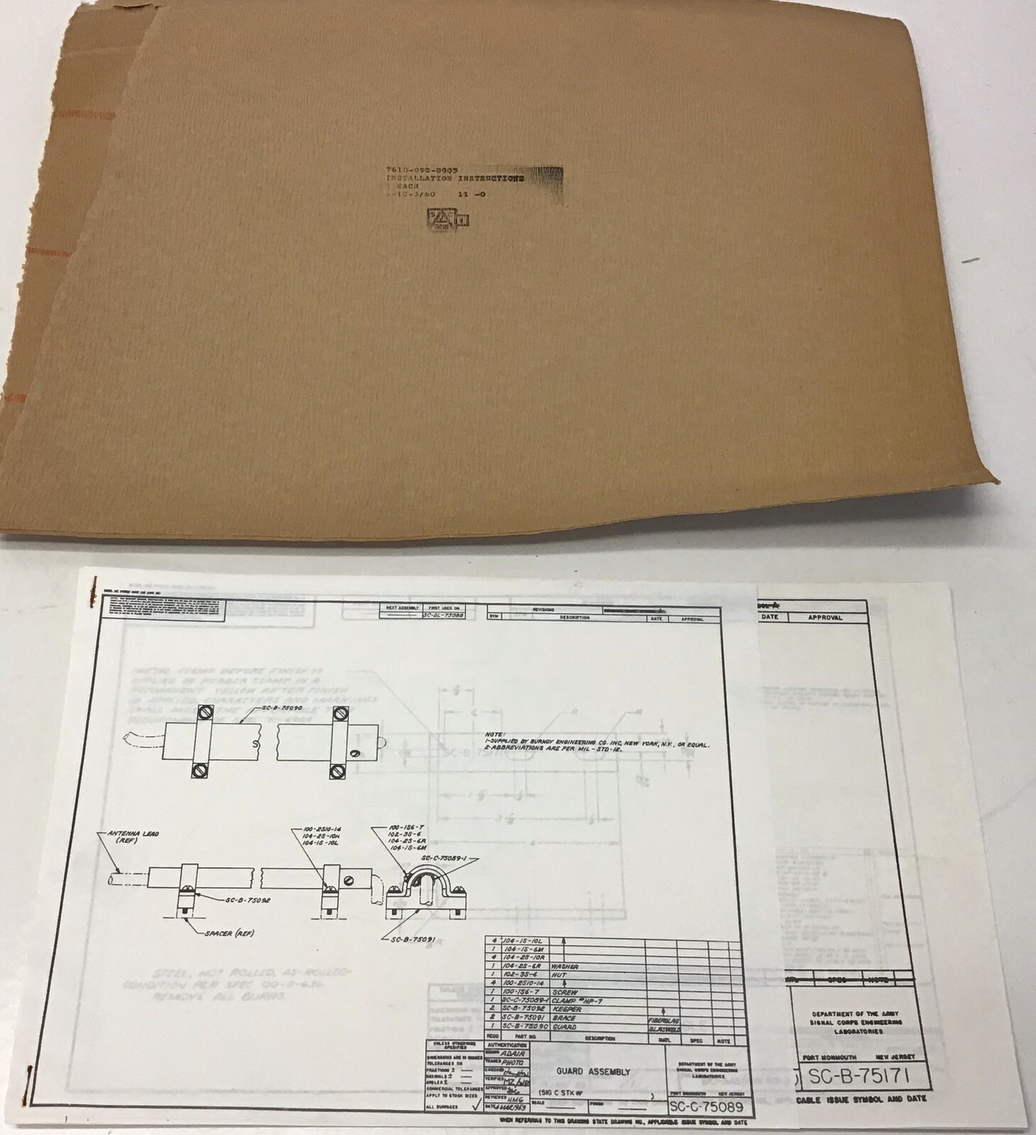 Military Radio Installation Instructions NSN 7610-092-8905 N.O.S | eBay