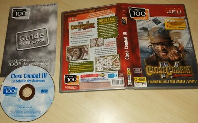 JEU CLOSE COMBAT IV 4 LA BATAILLE DES ARDENNES PC CD ROM COMPLET ...