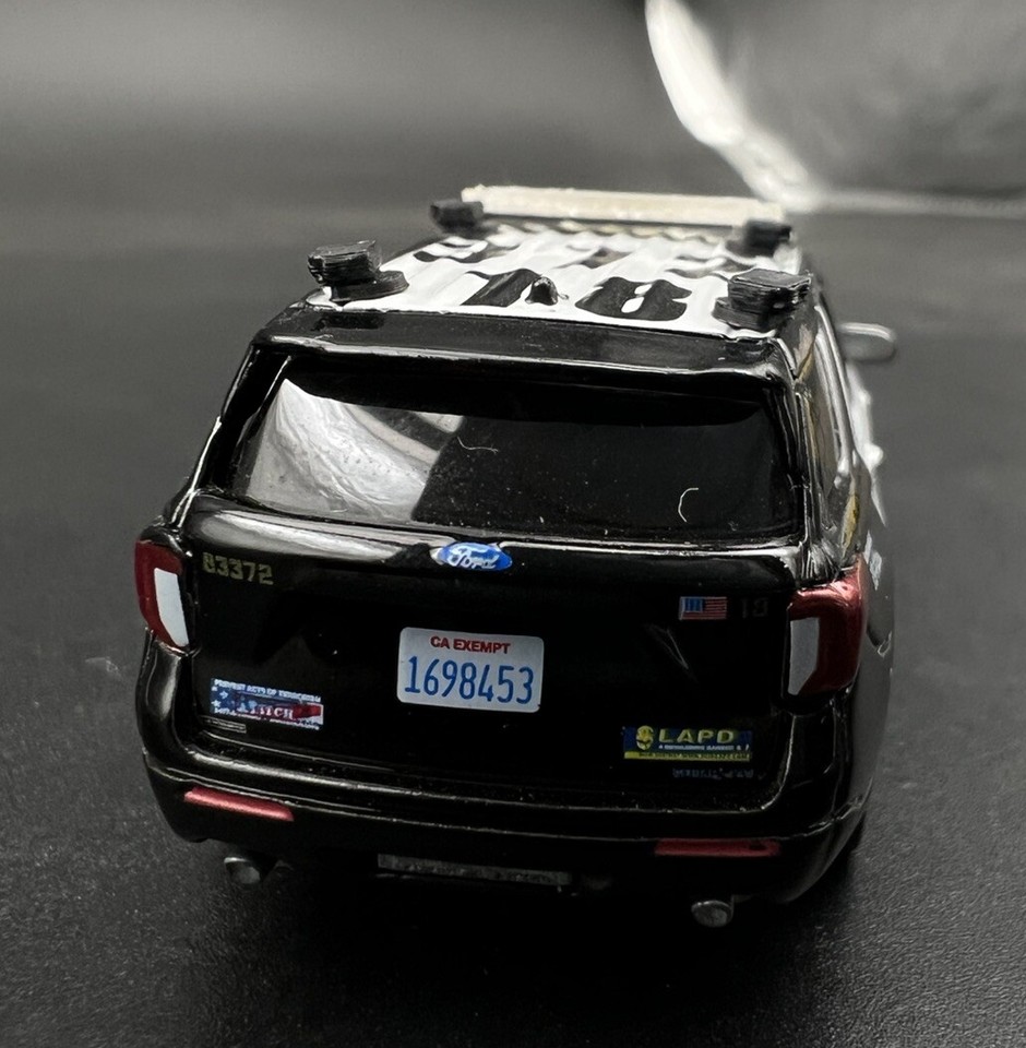 4 Pack 1/64 ALPR License Plate Reader Police Car SUV Fire EMS Lightbar ...