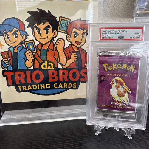 2000 WOTC Pokemon Base 2 Foil Pack PSA 9 Pidgeot | eBay