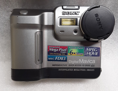 Sony Mavica MVC-FD83 Retro Digital Camera **NO BATTERY or CHARGER Not ...