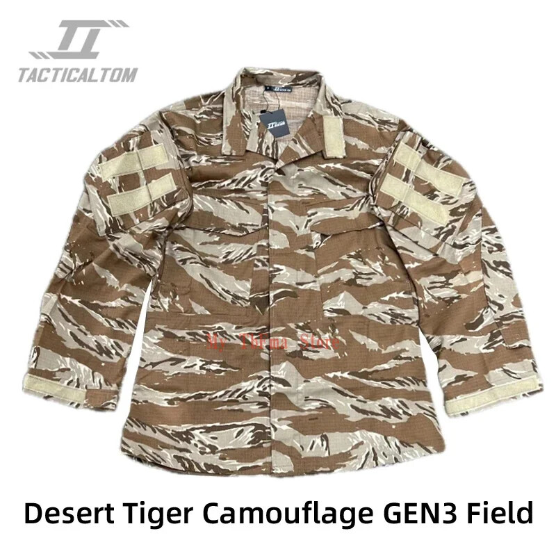Camo Tactical GEN3 Training Jacket Top G3 Long Sleeved Jacket Combat ...
