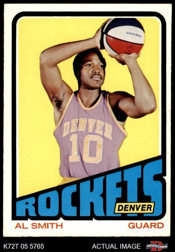 1972 Topps #196 Al Smith Rockets (Nuggets) 7 - NM | eBay
