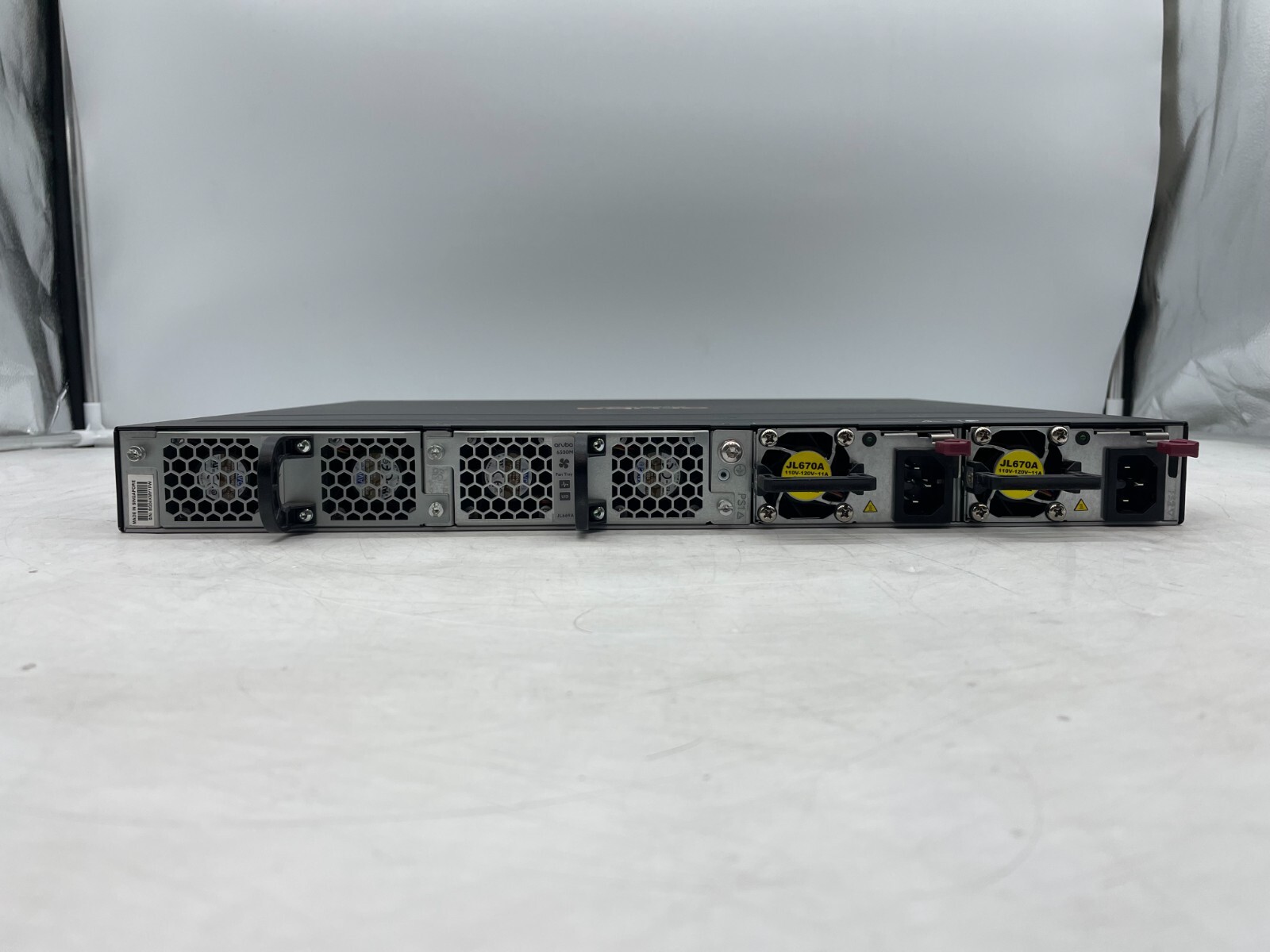 HPE Aruba 6300M PoE 48-Port 4xSFP56 Switch JL659A w/ 2x JL670A PSU ...