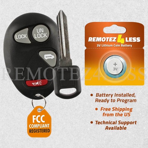 Replacement for Chevy Oldsmobile Pontiac Entry Remote Car Key Fob 4b ...