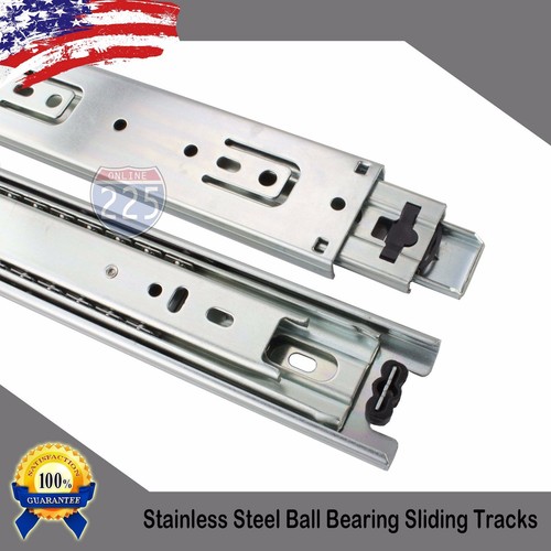 10" - 24" Heavy Duty 3-Section Ball Bearing Sliding Rail 150 lbs LOT | eBay