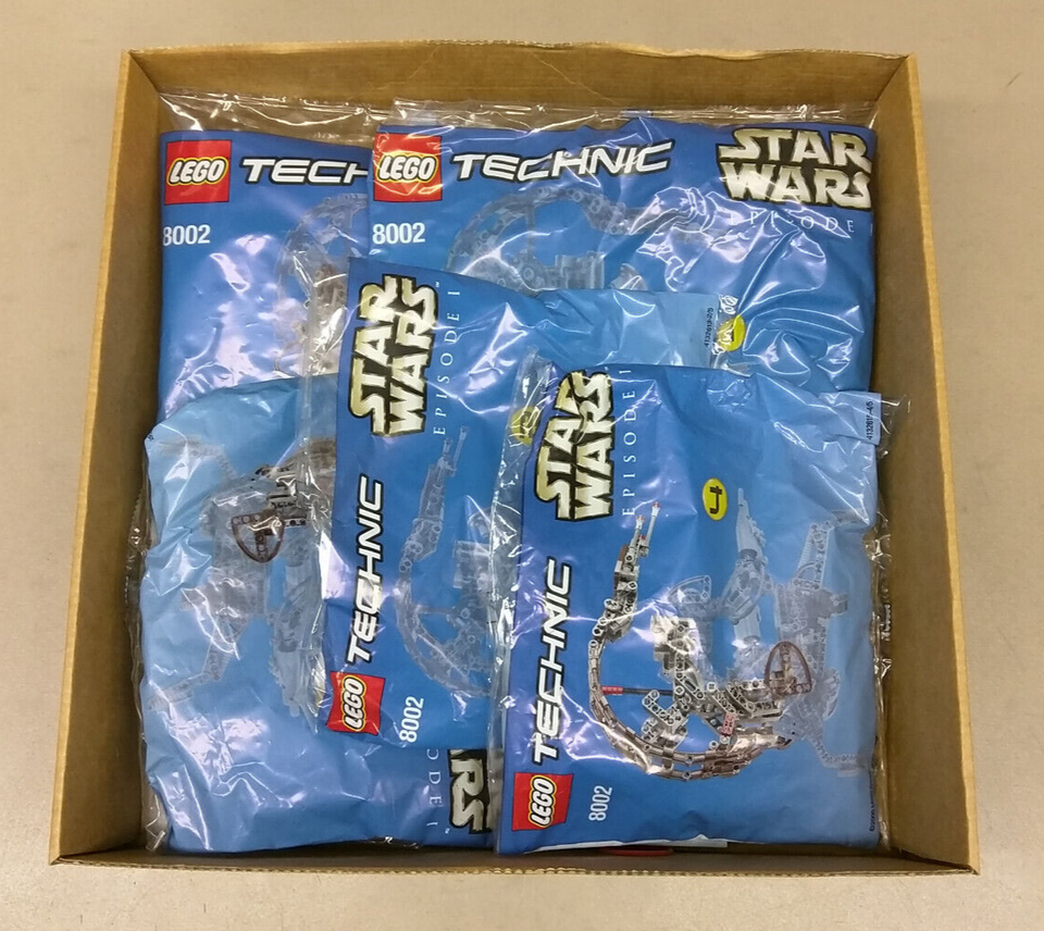 LEGO Star Wars 8002 Destroyer Droid NEW! Works! Droideka Cannons ...