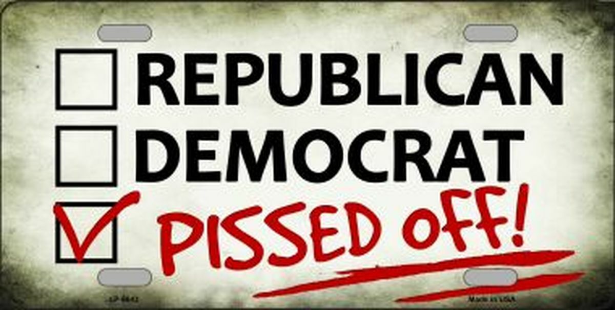 Republican Democrat Pissed Off