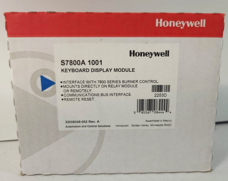 1PC Honeywell S7800A1001 Burner Control Display Module New S7800A 1001 ...