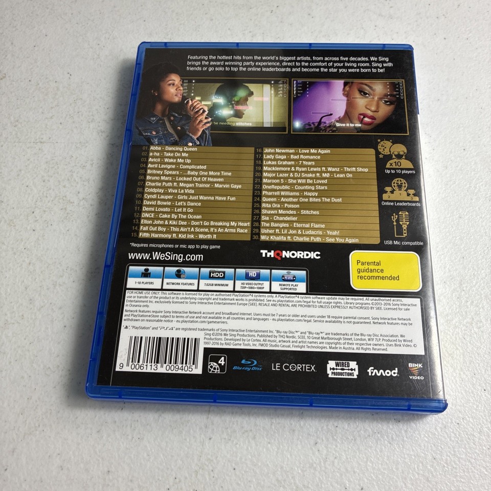 we sing ps4 pal vgc free post in aus | eBay Australia