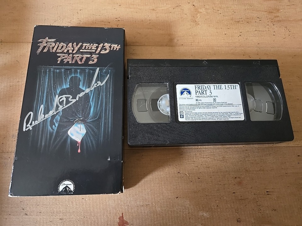 Richard Brooker Signed Autograph Friday the 13th part 3 Jason Voorhees ...