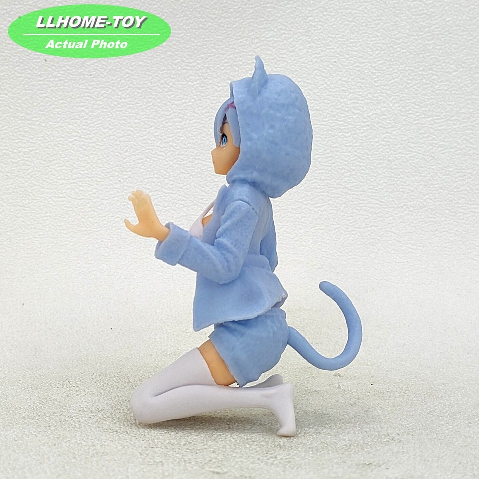 Anime Reo Rem Cat Ear cute girl PVC Action Figure Statue Toy Gift ...