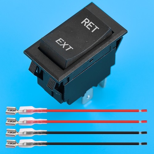 4Pin RV Trailer Power Jack Switch & Cable Fit for LCI Lippert Recpro ...