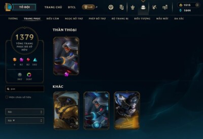 League of Legends 1379, Pax Twisted Fate, Black Alistar, Young Ryze ...