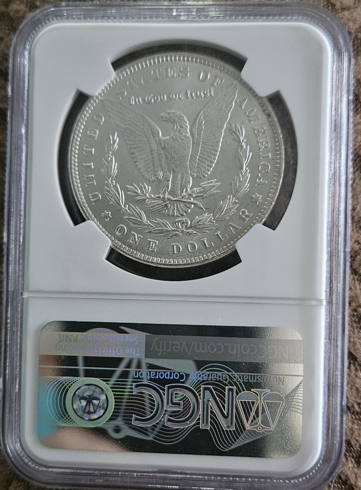 1889 BU Morgan Silver Dollar NGC - Pitman Act Label | eBay