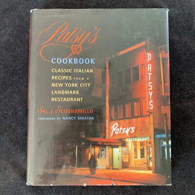 Patsy's Cookbook by Sal Scognamillo Signed! 1st edition 4th print 2002 ...