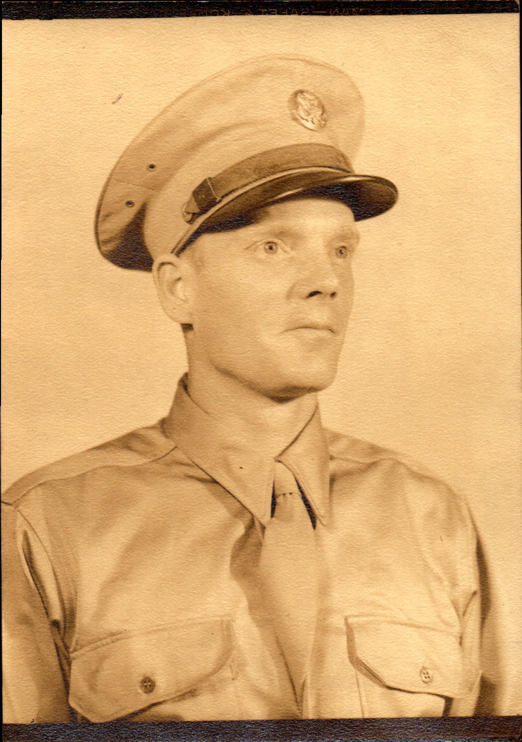 Vintage photograph Miami Beach Florida Sharfman ID photo Portrait WWII ...