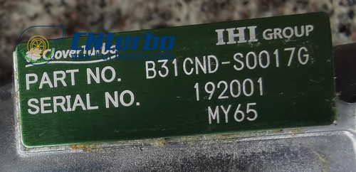 New Yanmar Marine 4TNE84T turbocharger RHB31GW 129611-18040 MYDI IHI ...