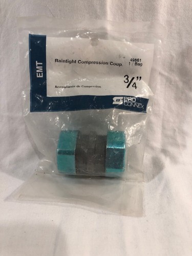 Sigma 3/4 in. Dia. Zinc Compression Coupling EMT | eBay