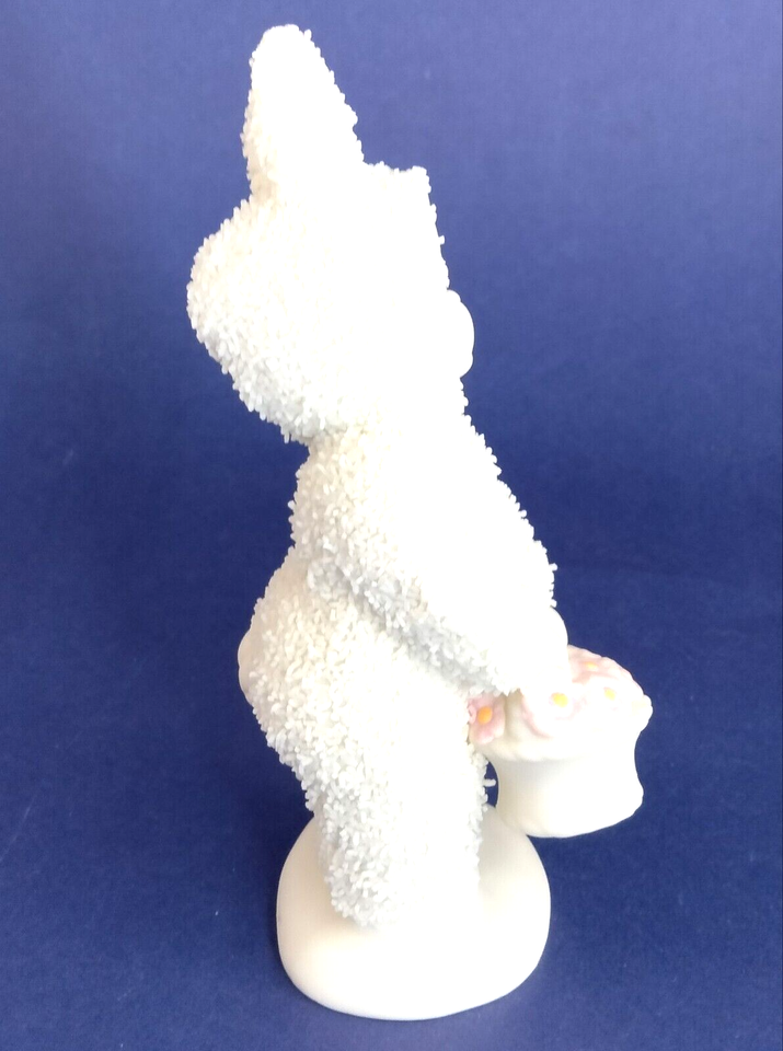 Vintage Department Dept 56 Snowbabies Bunny A Basket of Cheer Retired ...