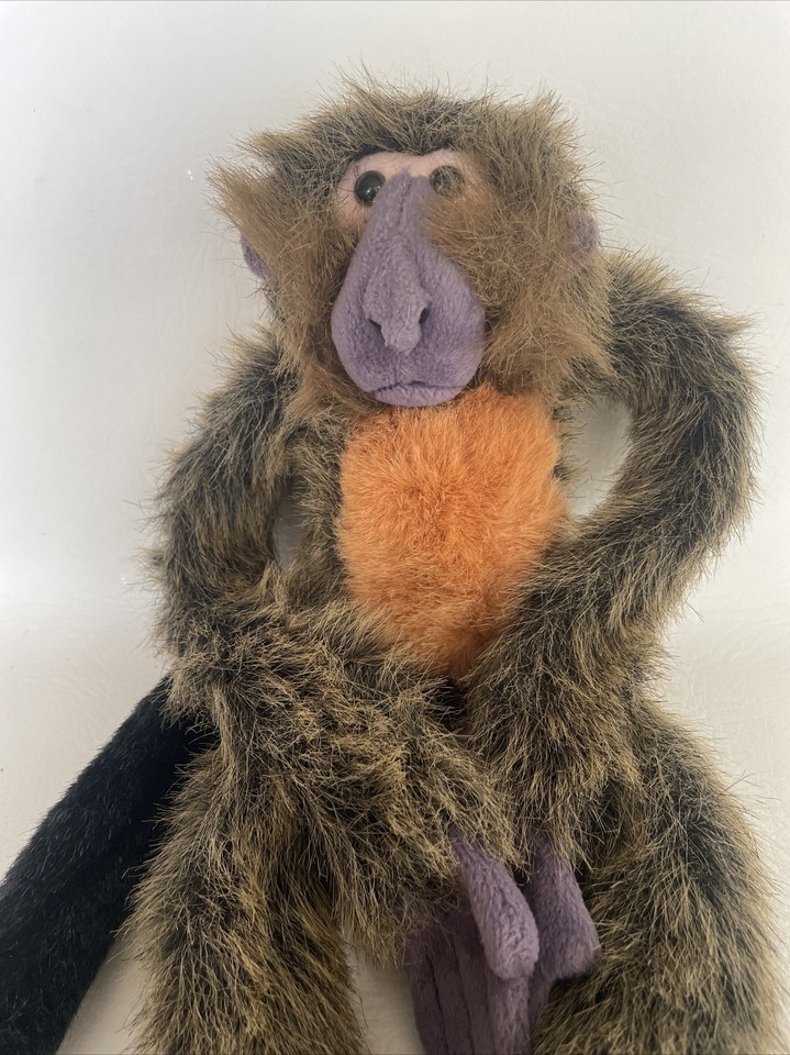 Wild Republic Spider Monkey Plush Toy 17" Vintage Stuffed Animal 1999 K ...
