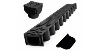 Shallow Channel Drain - Driveway, Garden, Garage Gully Rainwater ...