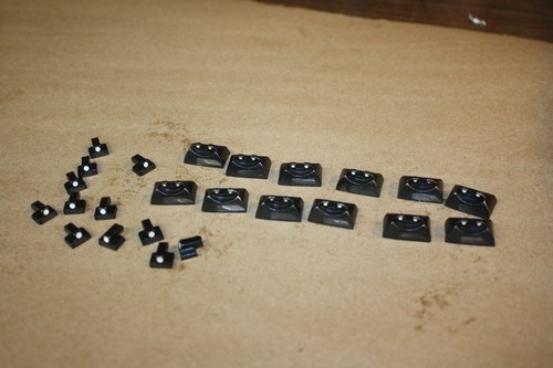 SMITH & WESSON 12 SETS OF USED FACOTORY, FRONT AND REAR SIGHTS, Fixed ...