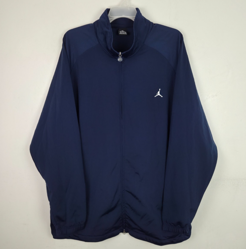 Nike Air Jordan Jacket 4XL Men Navy Blue Jumpman Flight Team Full Zip | eBay