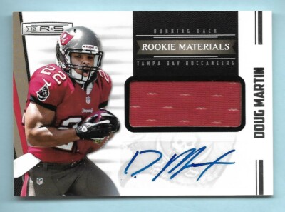 DOUG MARTIN 2012 ROOKIES & STARS SP ROOKIE AUTOGRAPH RELIC CARD #225 ...