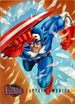 1996 Marvel Ultra Onslaught Previews Captain America #9 Promo Card RARE ...
