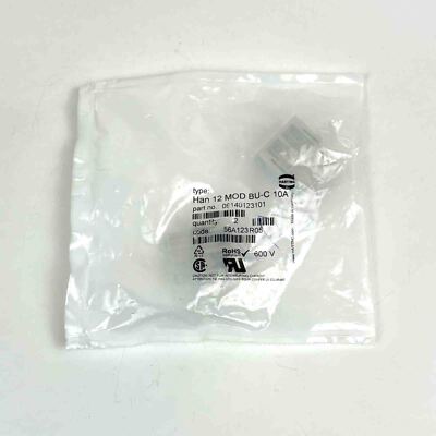 Harting Han 12 MOD BU-C 10A Buchsengehäuse Crimp 09140123101 (VE 2Stk ...