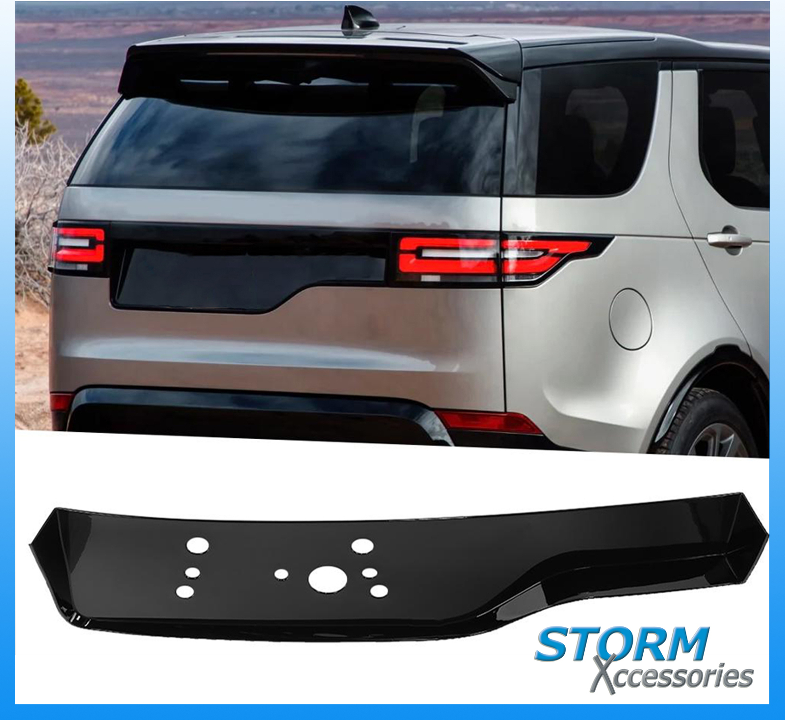 FOR LAND ROVER DISCOVERY 5 2017 ON DYNAMIC REAR NUMBER PLATE MOULDING ...