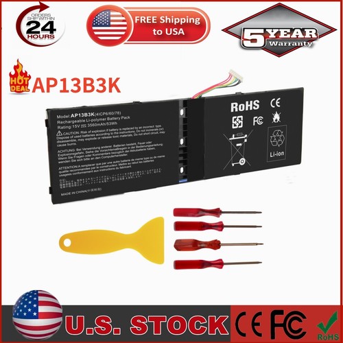 AP13B3K AP13B8K Battery for Acer Aspire V5-572P V5-573 V5-573G V5-573P ...