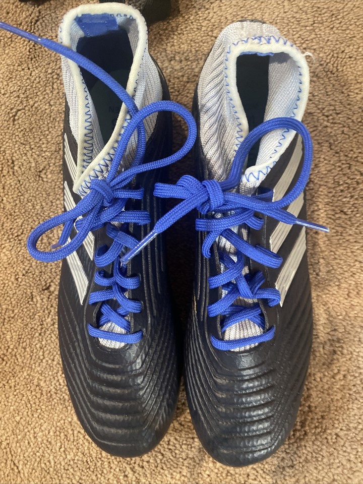 Adidas Predator Black & Gray Soccer Cleats PRB 698001 Women's 9 W/ Shin ...